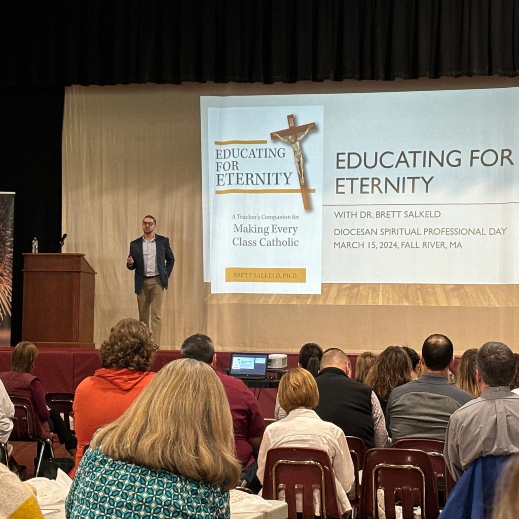 Dr. Brett Salkeld, author of ‘Educating for Eternity’, keynotes the ...