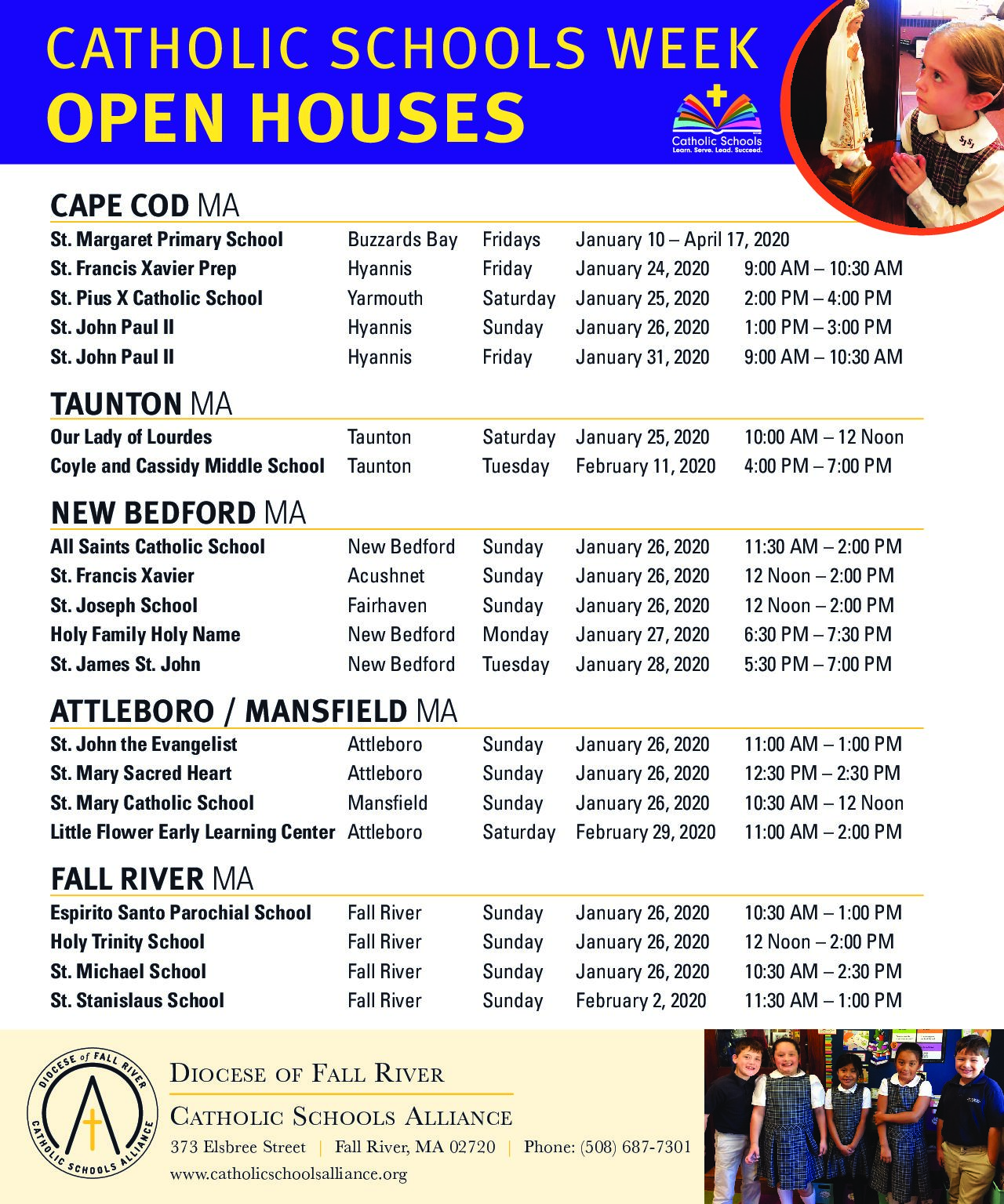 Catholic School week open house ad_FINAL - CS Alliance