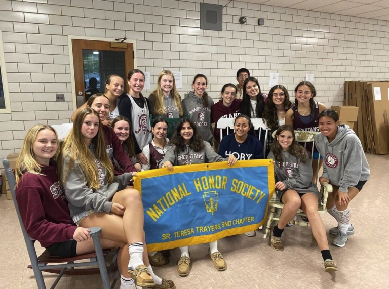 Bishop Stang honor society holds Rock-a-thon food drive - CS Alliance
